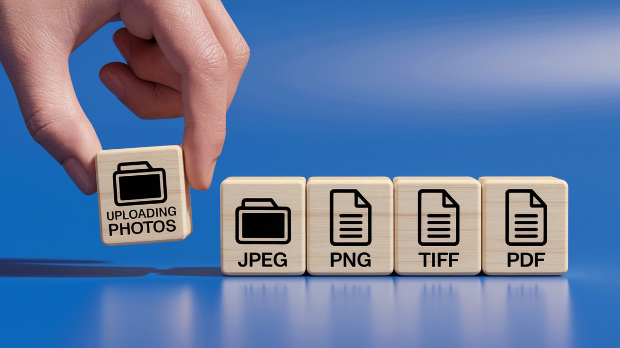 Choosing image formats that meet upload rules for identity proofs